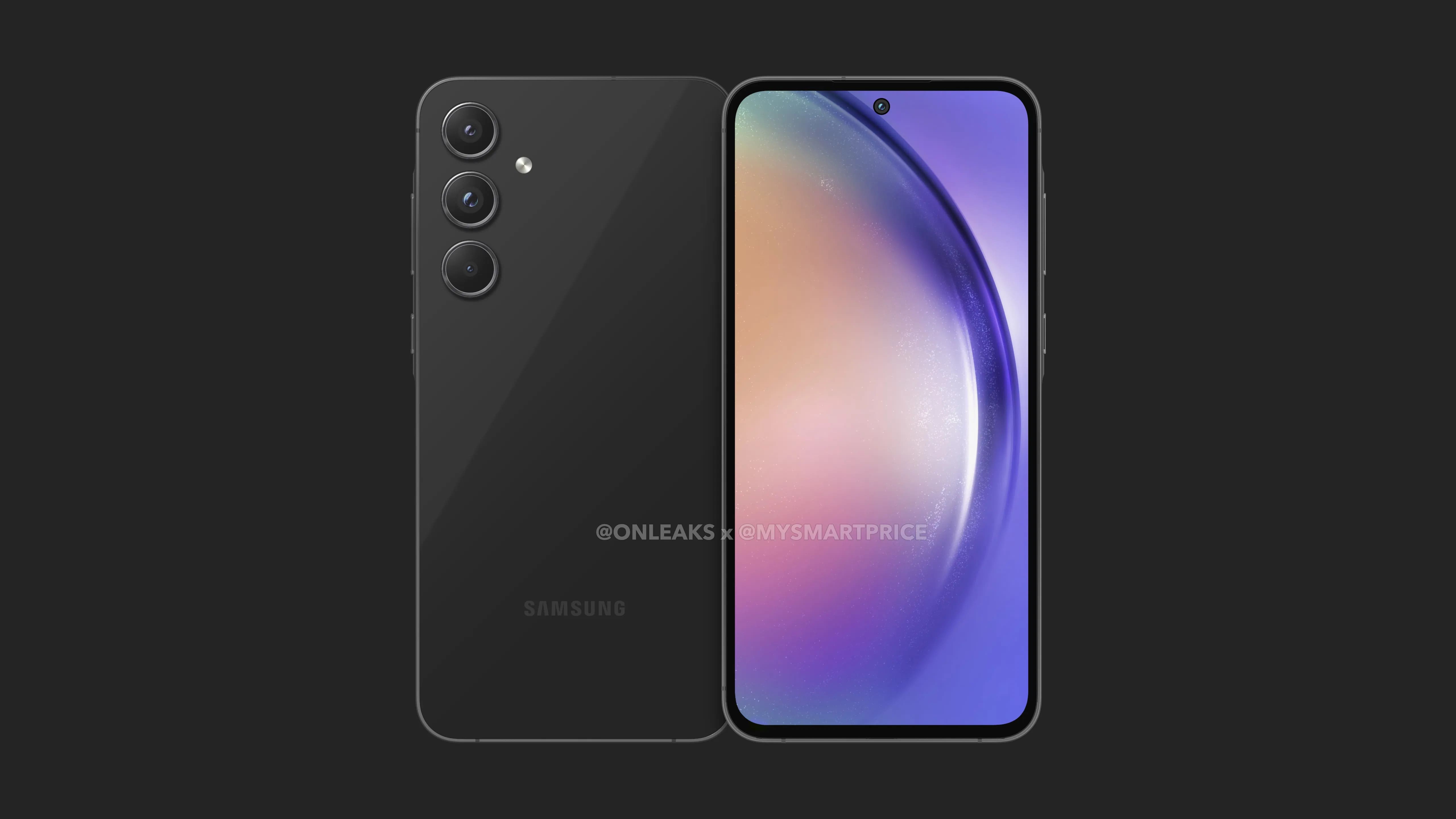 Samsung Galaxy A55渲染圖與規格曝光，與三星 A54規格差異在哪？