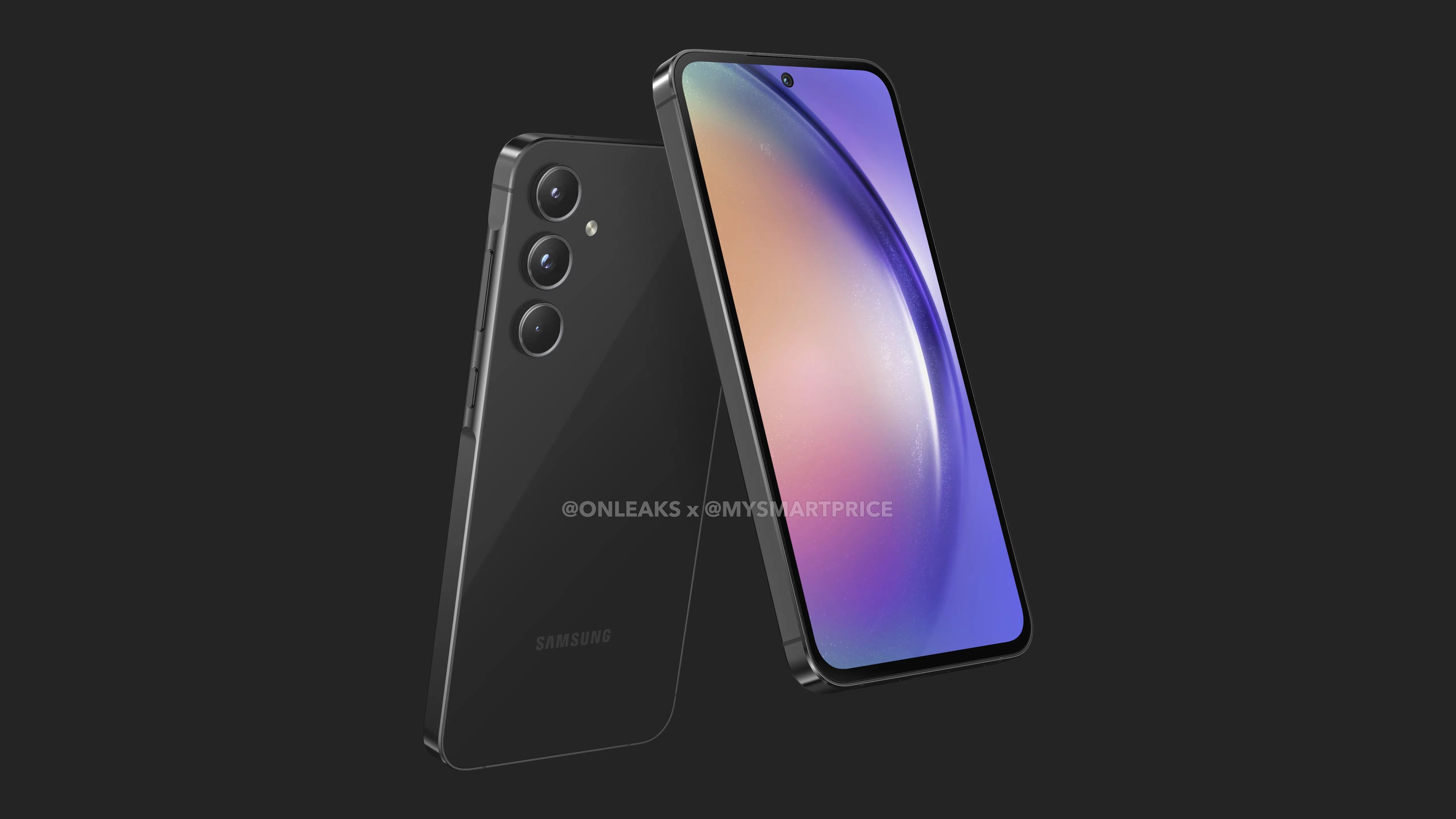 Samsung Galaxy A55渲染圖與規格曝光，與三星 A54規格差異在哪？